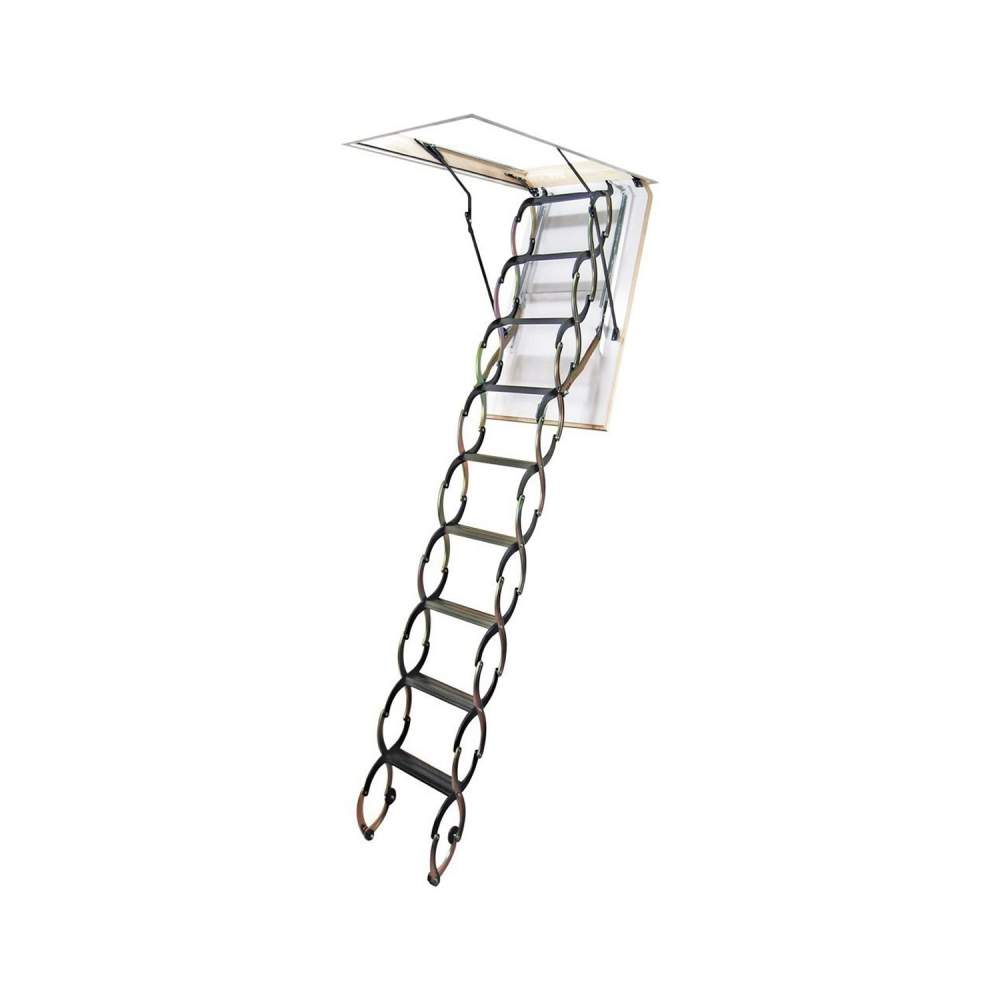 Stairs : Accordion Metal Roof Ladder 70X100 Cm